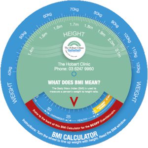 » BMI Wheel Calculator » Ausgifts Conference and Event Supplies