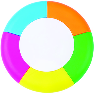 » Quin Round Highlighter » Ausgifts Conference and Event Supplies