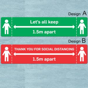 » Social Distance Sticker – custom artwork » Ausgifts Conference and ...